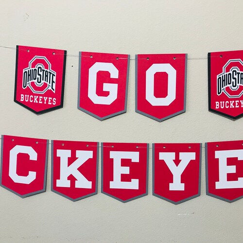 Ohio State Birthday Banner - Etsy