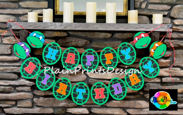 Teenage Mutant Ninja Turtles Inspired Home Décor Homemade - Etsy Canada