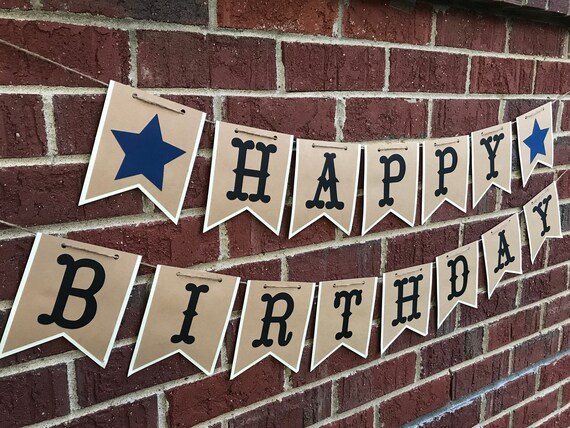 Farmhouse Birthday Banner. Farmhouse Banner. Rustic Birthday - Etsy