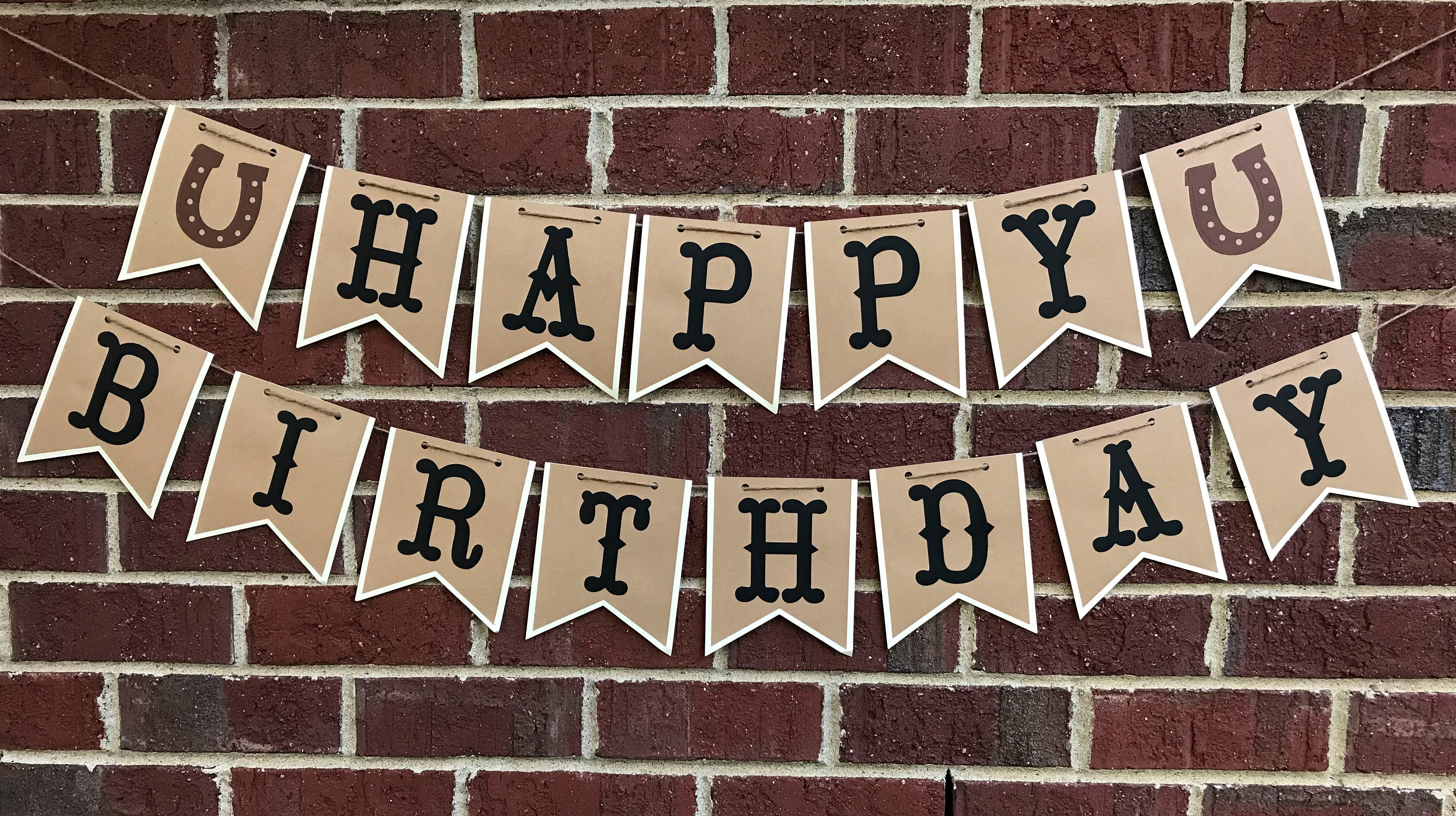 Farmhouse Birthday Banner. Farmhouse Banner. Rustic Birthday | Etsy