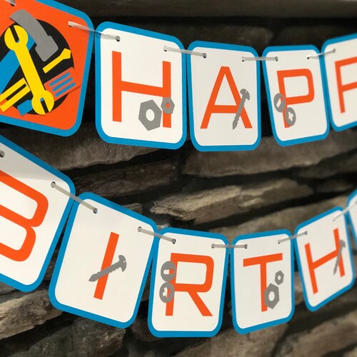 Handyman Birthday Invitation Tool Party Invites Construction - Etsy