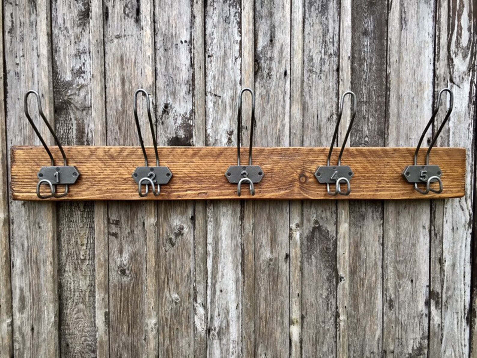 Vintage School Cloakroom Coat Rack Rustic Wood Metal - Etsy Canada