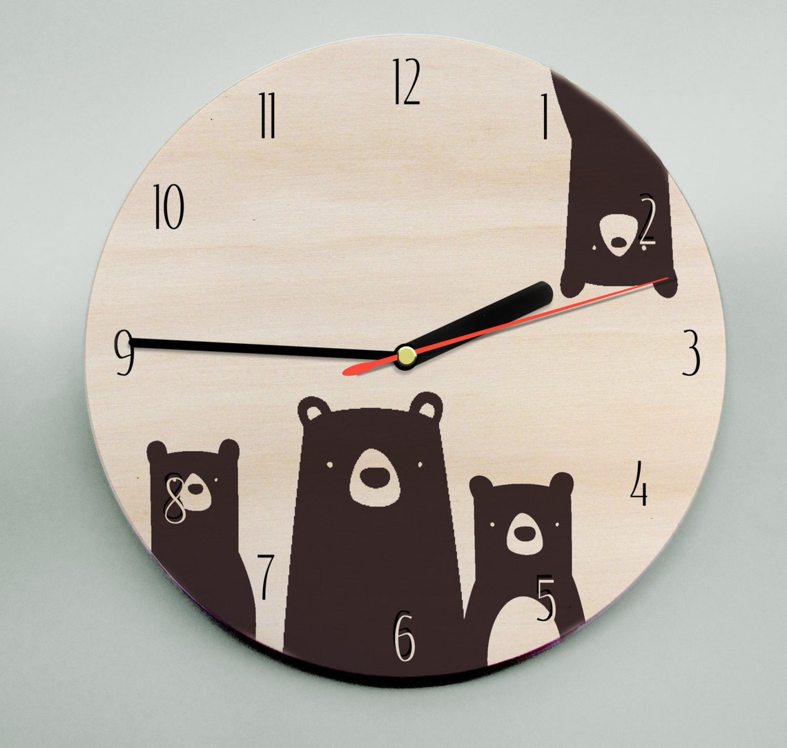 Unique Personalised Clock / Childs Clock / Nursery Clock / - Etsy