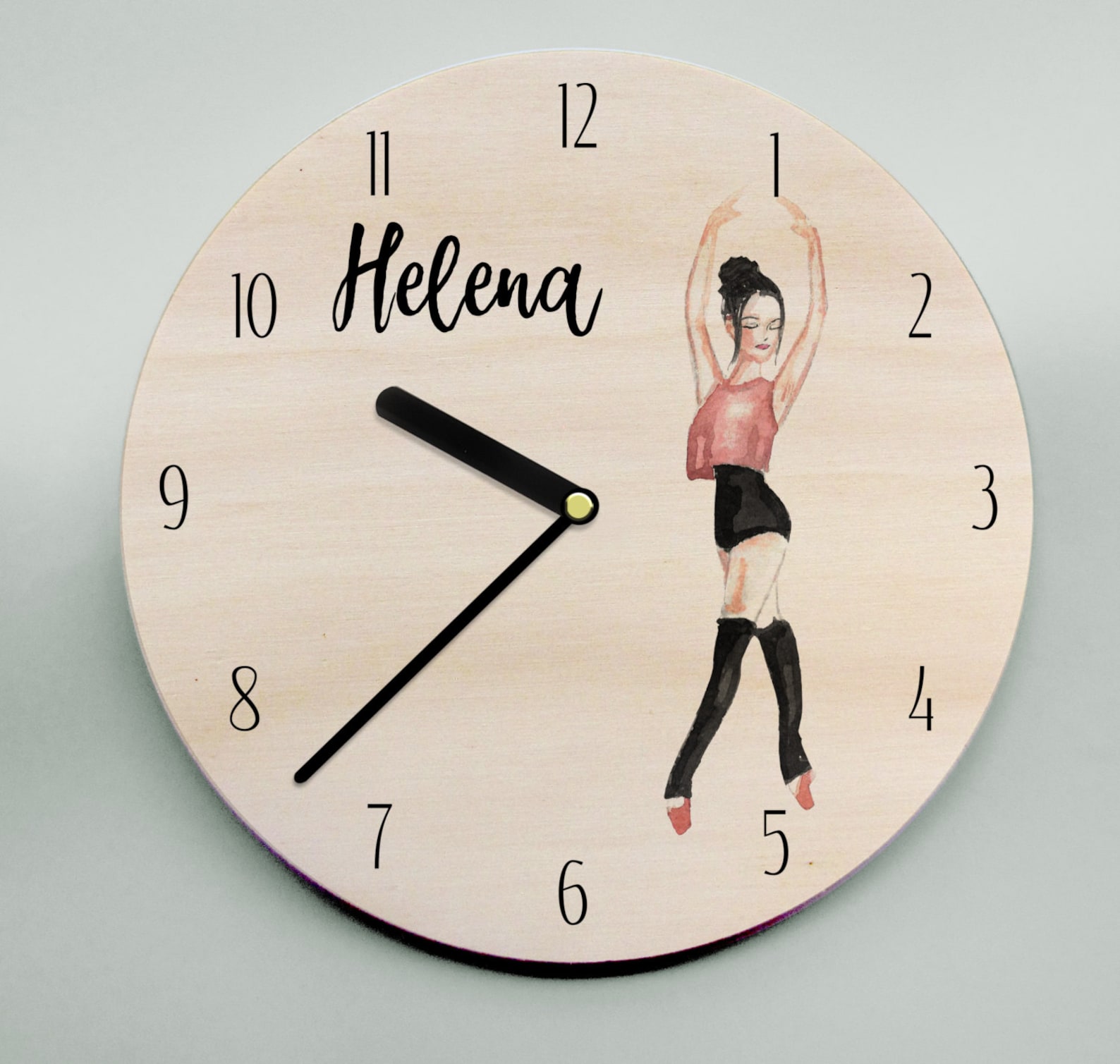 Dancers Clock / Unique Clock / Personalised Wooden Clock / - Etsy Australia