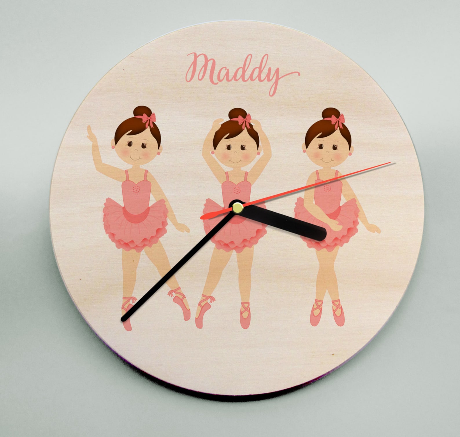 Ballerina Clock / Dancing Clock / Ballet Clock / Personalised Clock ...