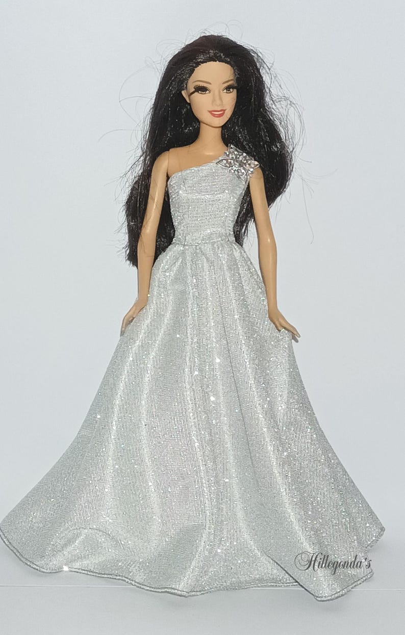 Moonlight Shimmer Dress for 1/6 Scale 11.5" Fashion Dolls - Various ...