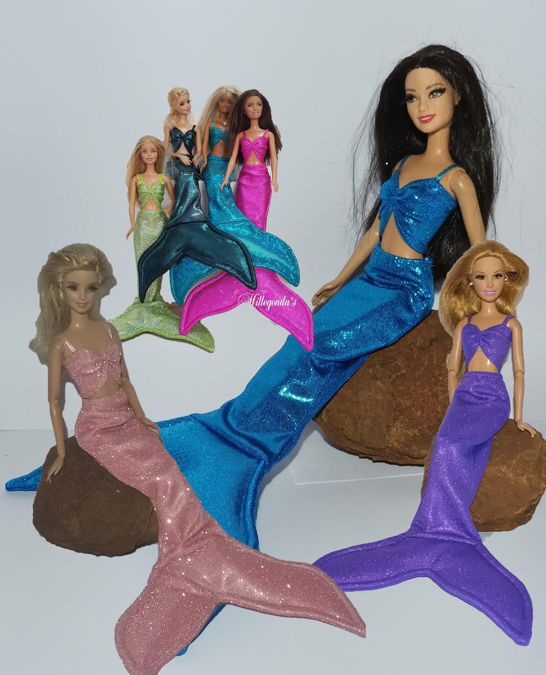 Mermaid Tail and Top to Fit 11.5" Fashion Dolls - Etsy