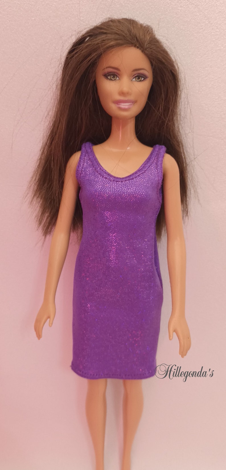 Spandex Sheath Dress - Different Sparkling Colors - for 11.5" Fashion ...