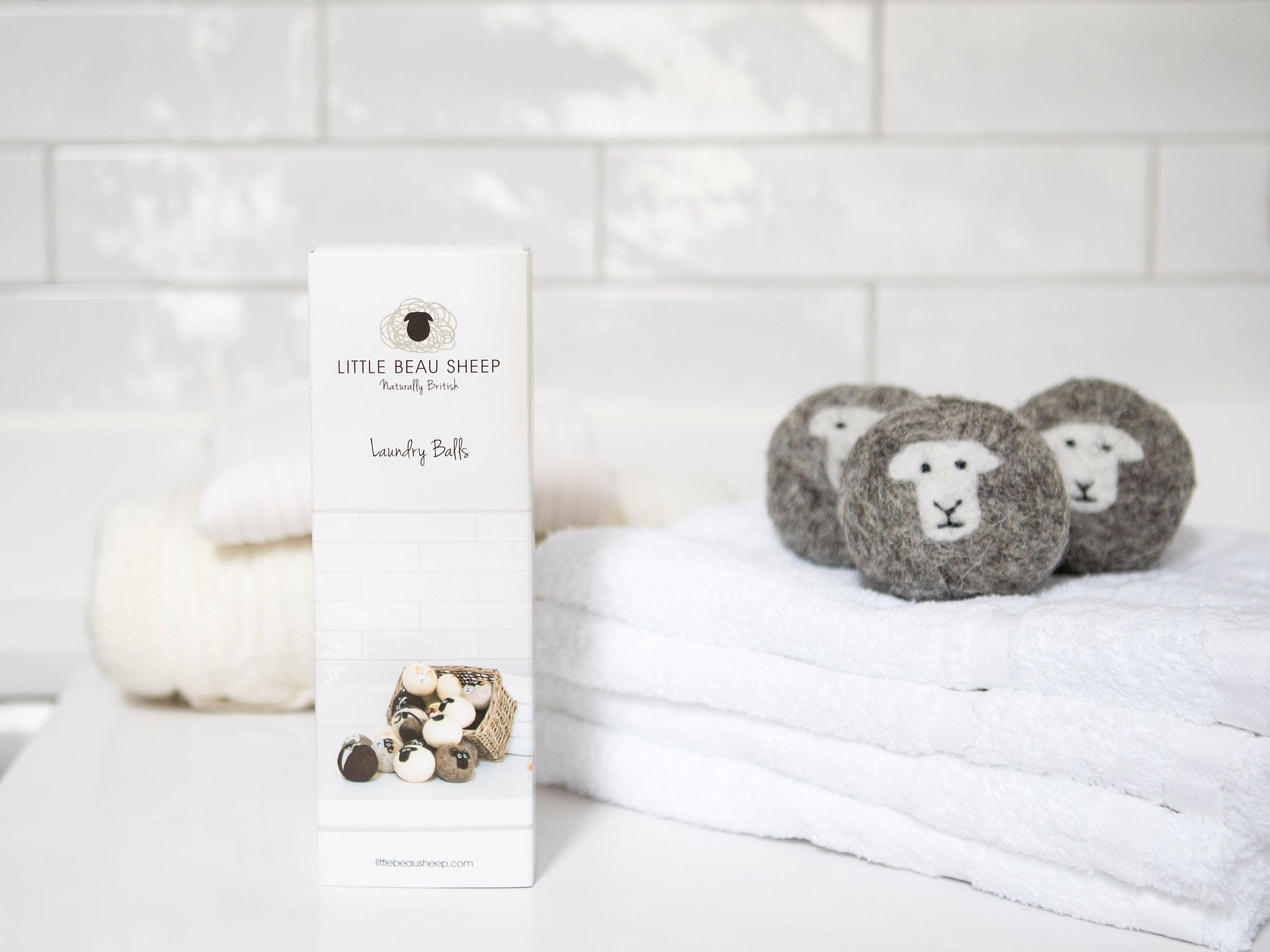 Wool Dryer Balls Pack of 3 Herdwick Sheep Felted Laundry | Etsy