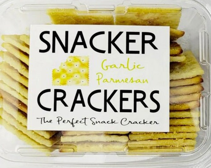 GARLIC PARMESAN Seasoned Saltine Snacker Crackers - Etsy