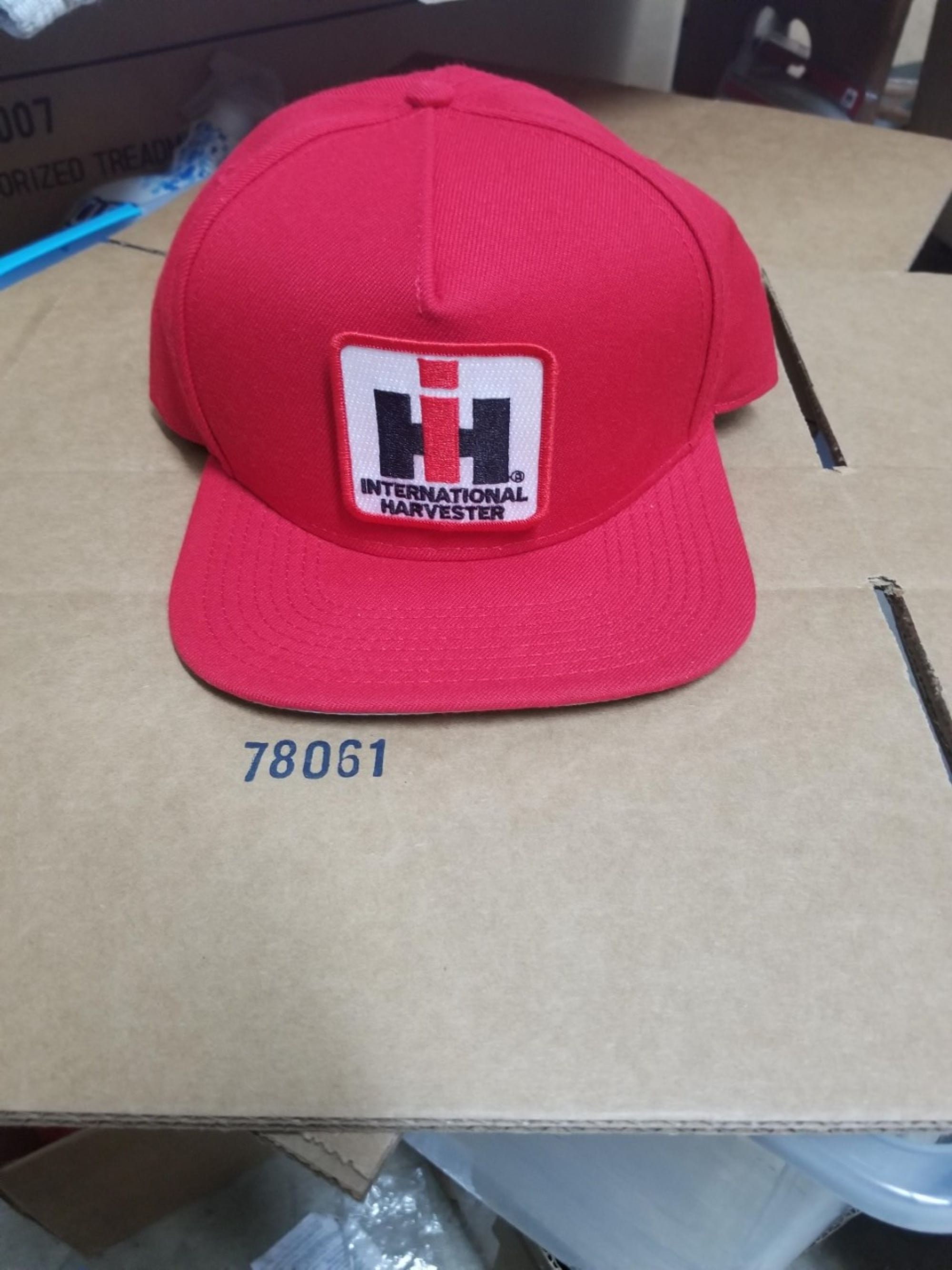 IH Farmall Hign Crown Winter Hat K Brand Style Flat Bill With Snap Back ...