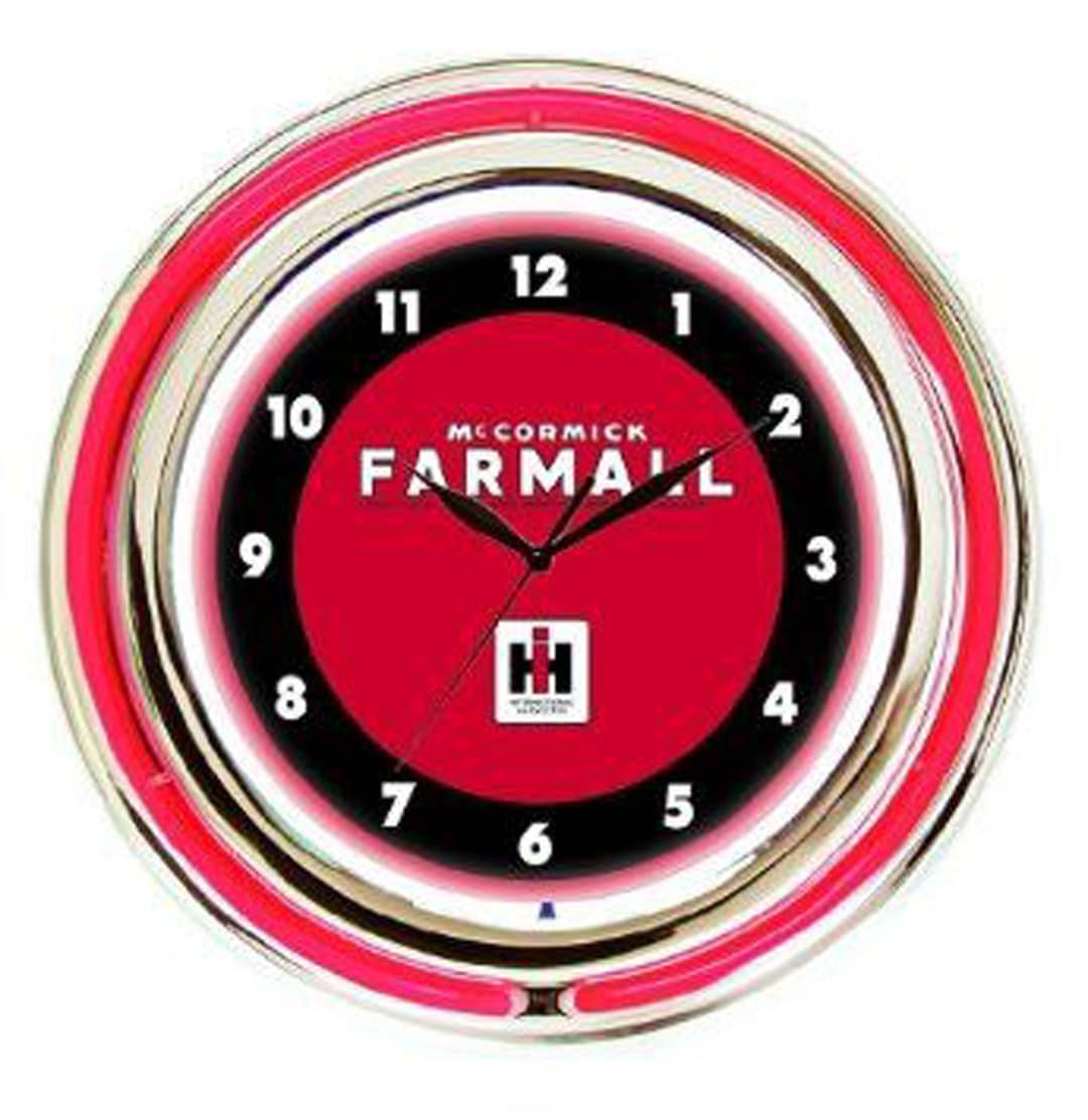 Mccormick Farmall Neon Clock 15 Inch - Etsy