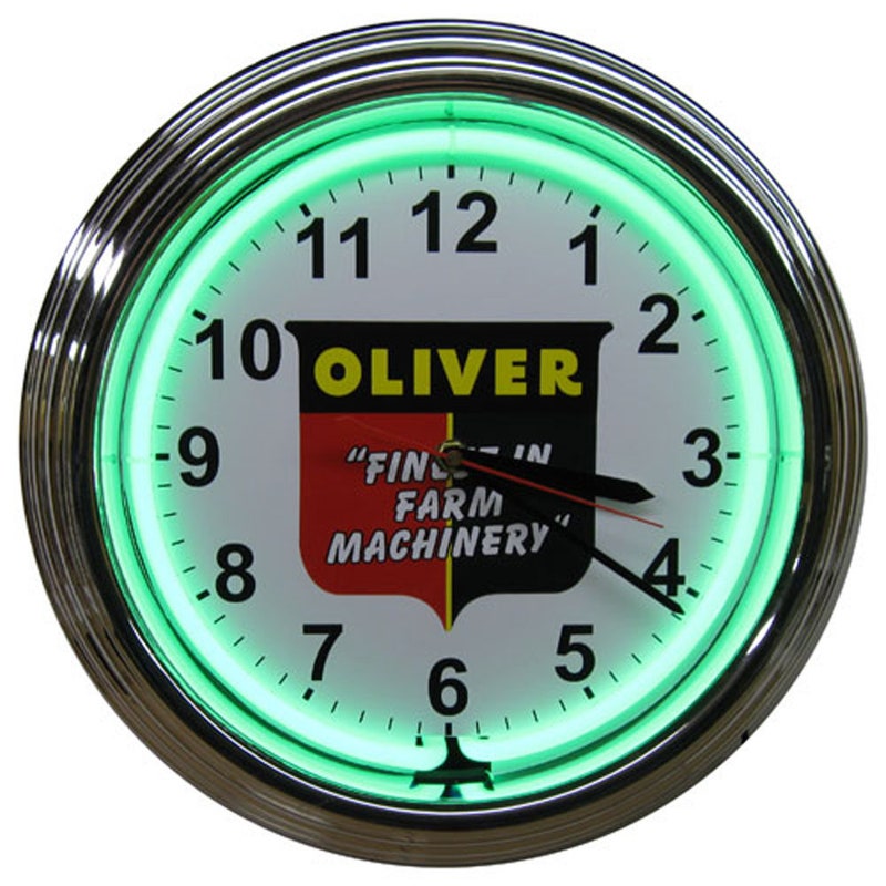 Neon Sign Clock - Etsy