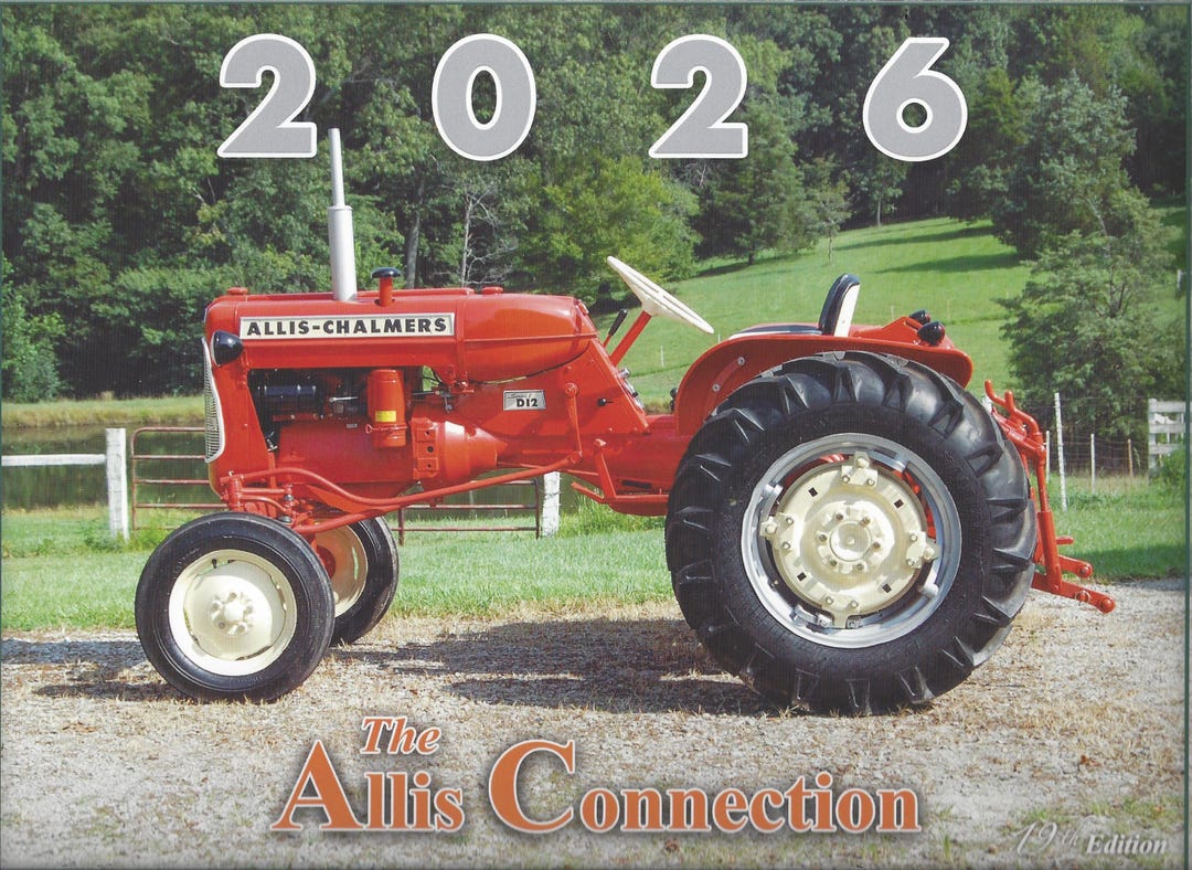2026allis Chalmers Tractor Calendar - Etsy