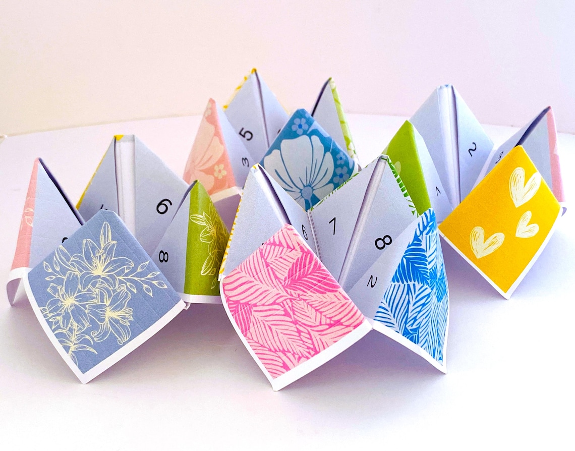 Printable Cootie Catcher Game: Family Life Story Activity (A4 Digital ...