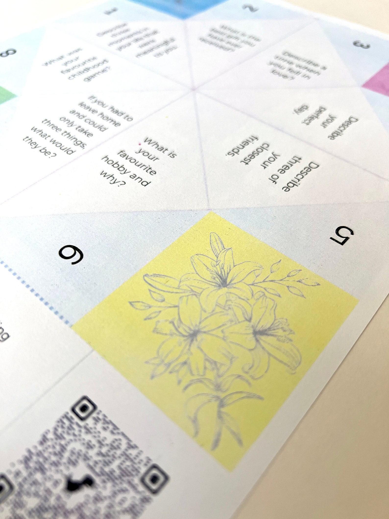 Printable Cootie Catcher Game: Family Life Story Activity (A4 Digital ...