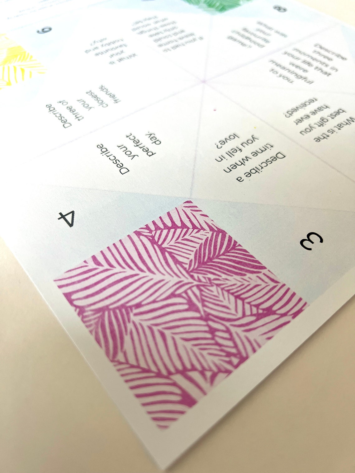Printable Cootie Catcher Game: Family Life Story Activity (A4 Digital ...