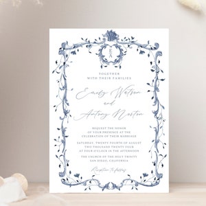 Vintage Rococo Foliage Ornate Border Clipart. French Styled Frames With ...