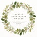Eucalyptus Foliage Wreath. Eucalyptus Wedding Invitations Art ...