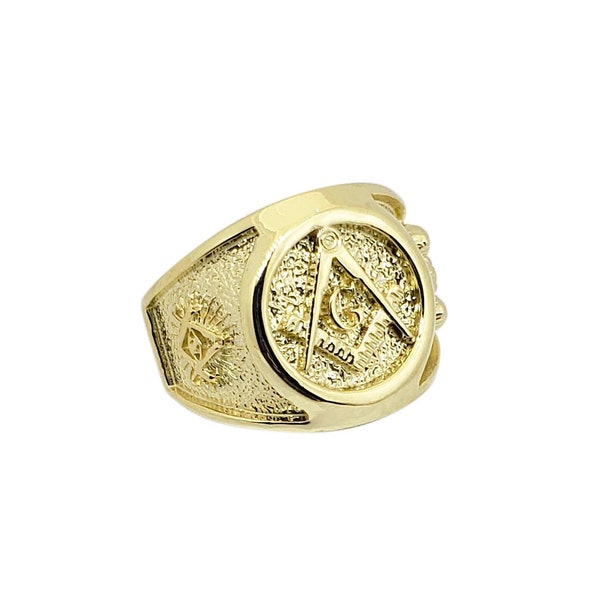 14k Masonic Ring - Etsy