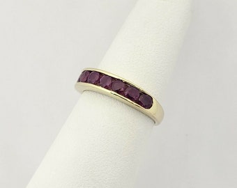 Channel Set Ring - Etsy