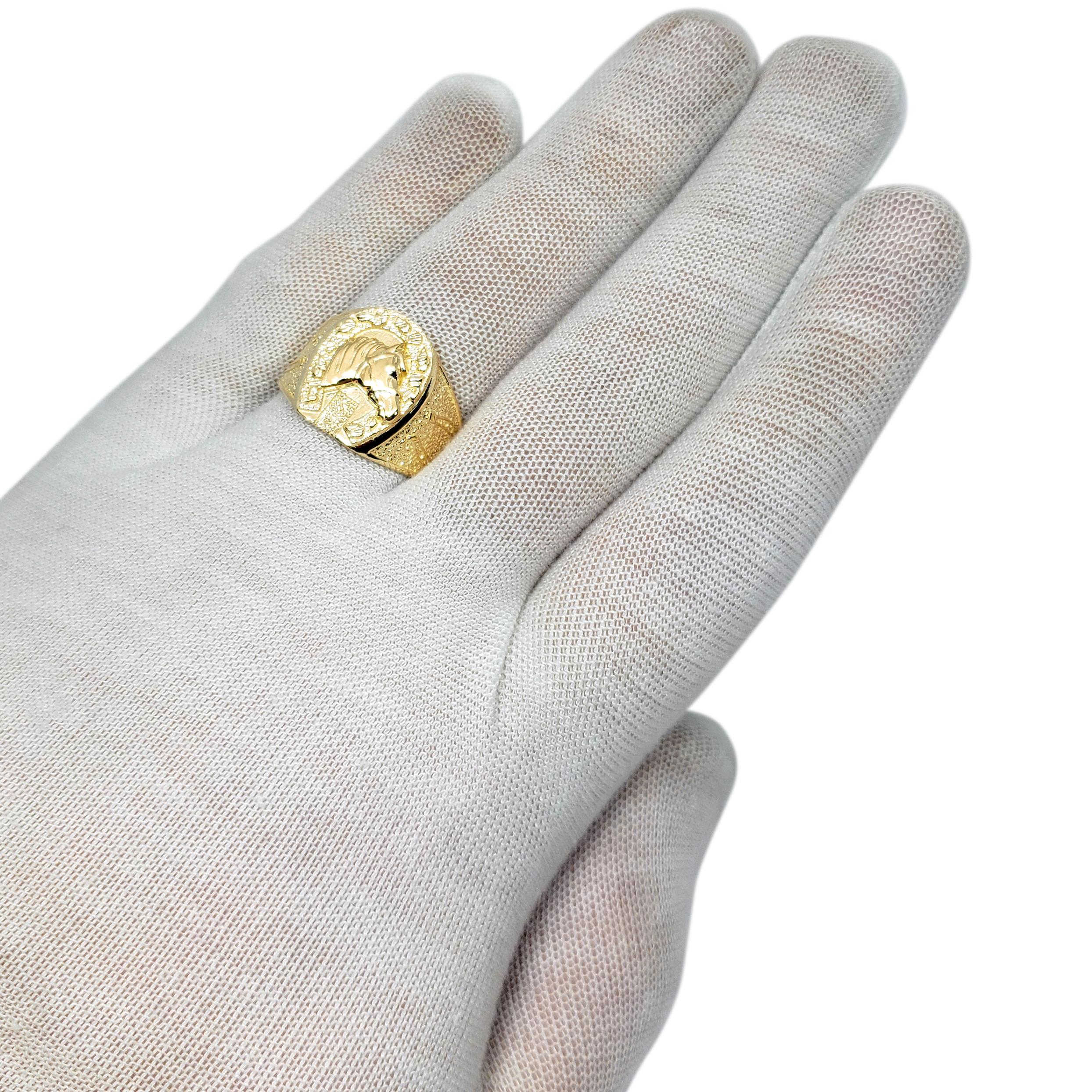 Mens horseshoe ring meaning store