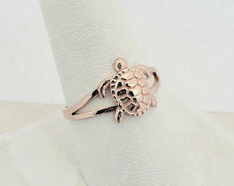 Turtle Gold Rings - Etsy