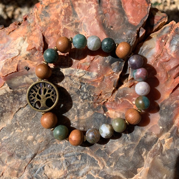 Beaded Tree of Life Bracelet - Etsy