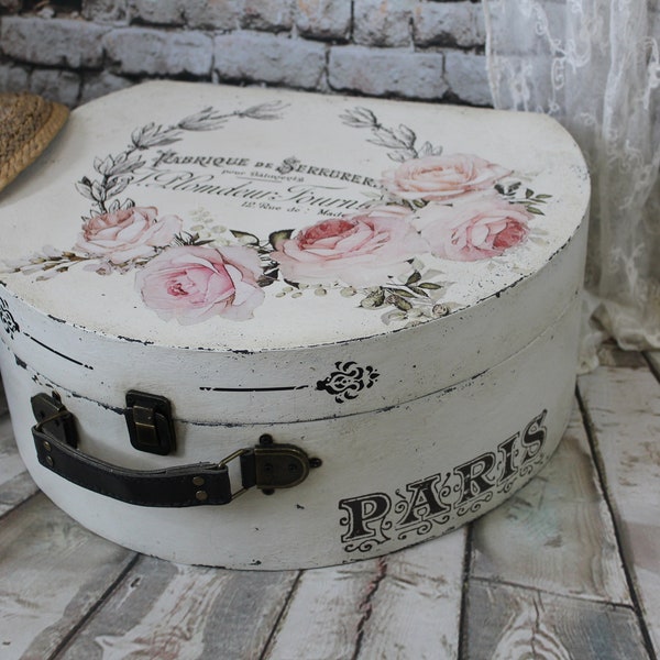 Round Hat Box - Etsy