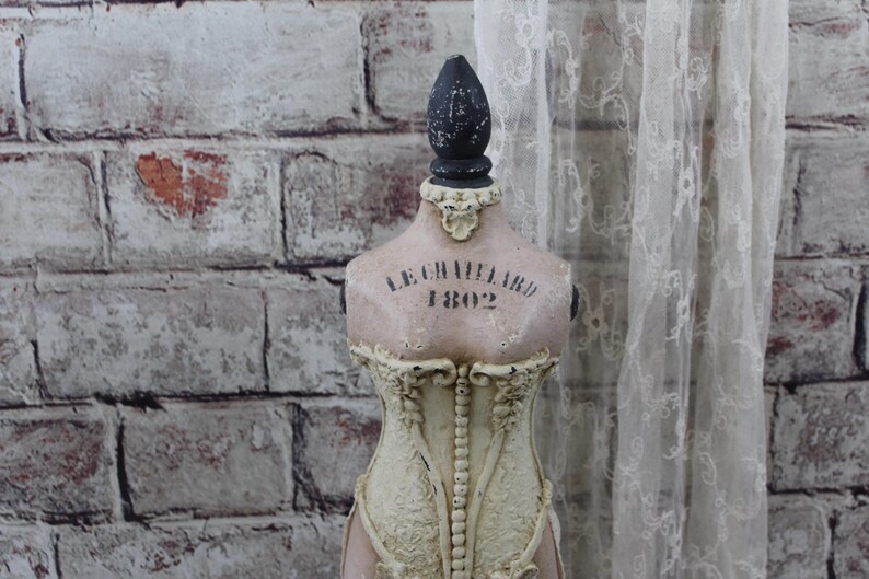 Vintage French Style Mannequin Jewelry Holder, Up-cycled Home Decor ...