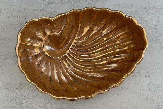 RARE Hand Painted Vintage Stangl Pottery Nautilus Shell Bowl / - Etsy