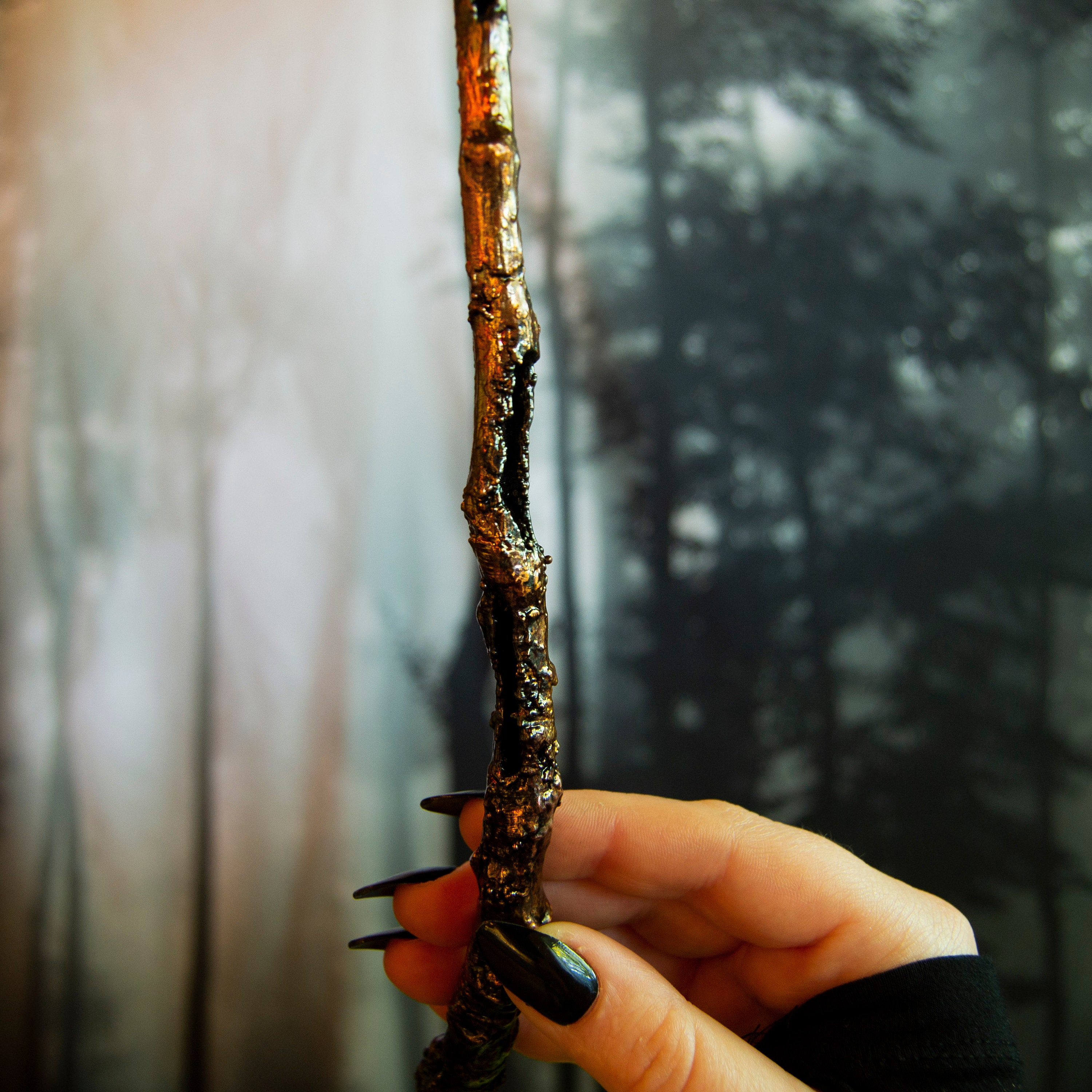 Creepy Hollow Magic Wand Spooky Halloween Dark Forest Goth Alt | Etsy