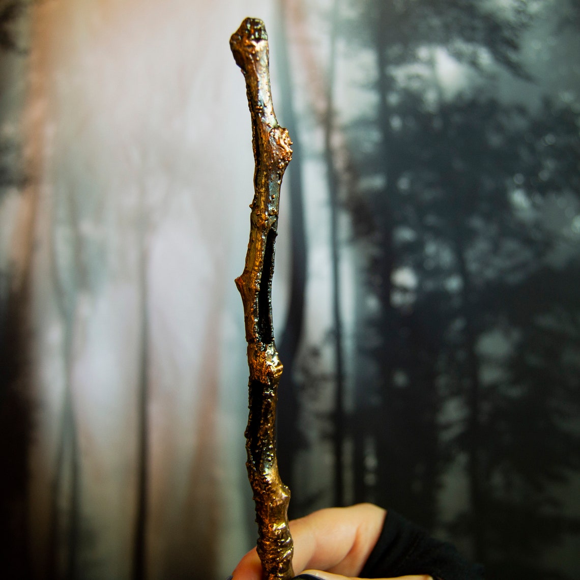 Creepy Hollow Magic Wand Spooky Halloween Dark Forest Goth Alt - Etsy