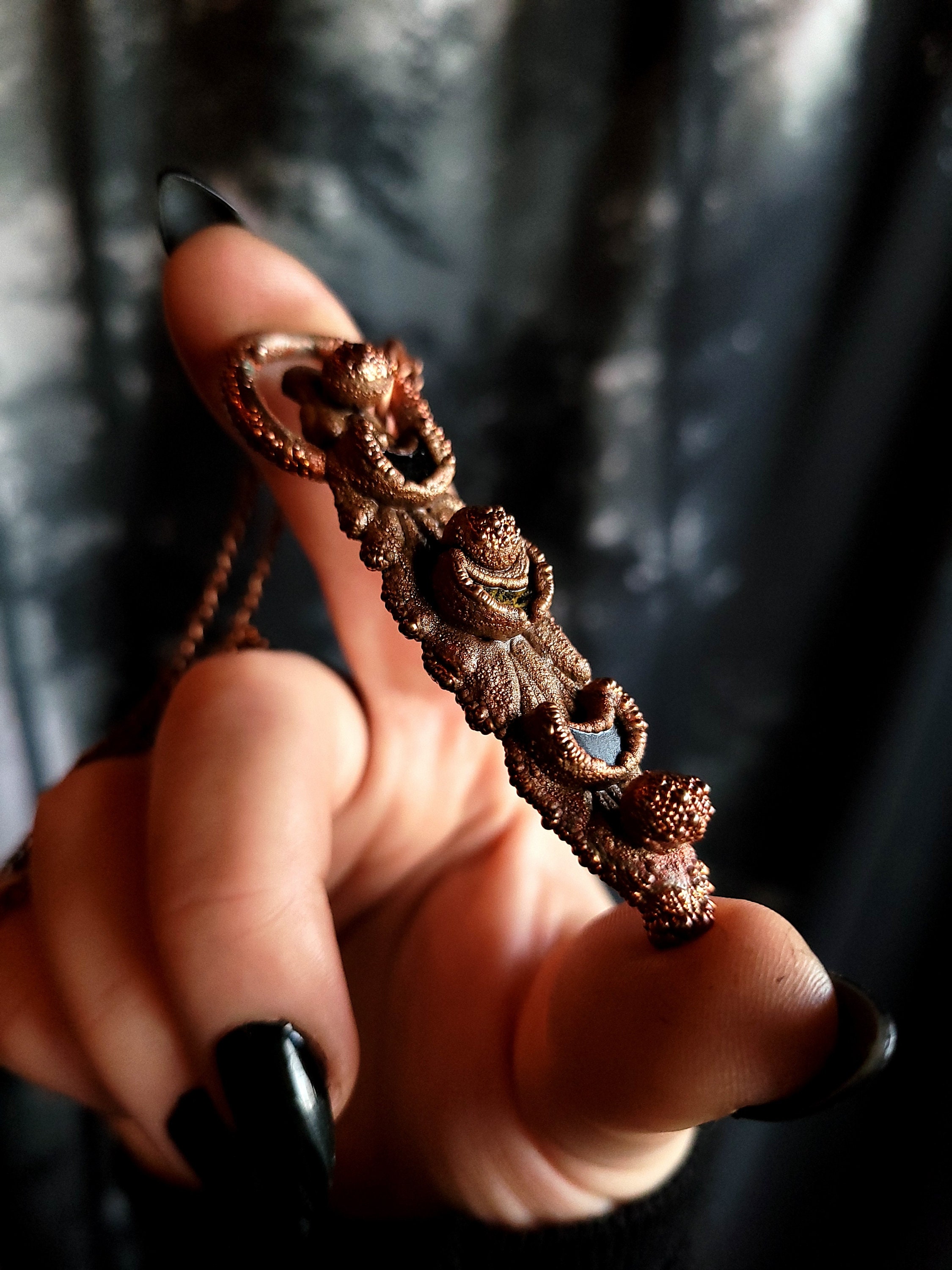 Swamp Witch Leaf Moon Enchanted Forest Crystal Elven Moss | Etsy