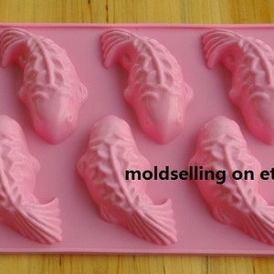 6-fish Cake Mold Soap Mold Silicone Mold Biscuit Mold Baking Tool ...