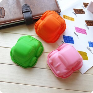 1PCS 3D Car Cake Mold Soap Mold Silicone Mold Soap Mould Biscuit Mold ...