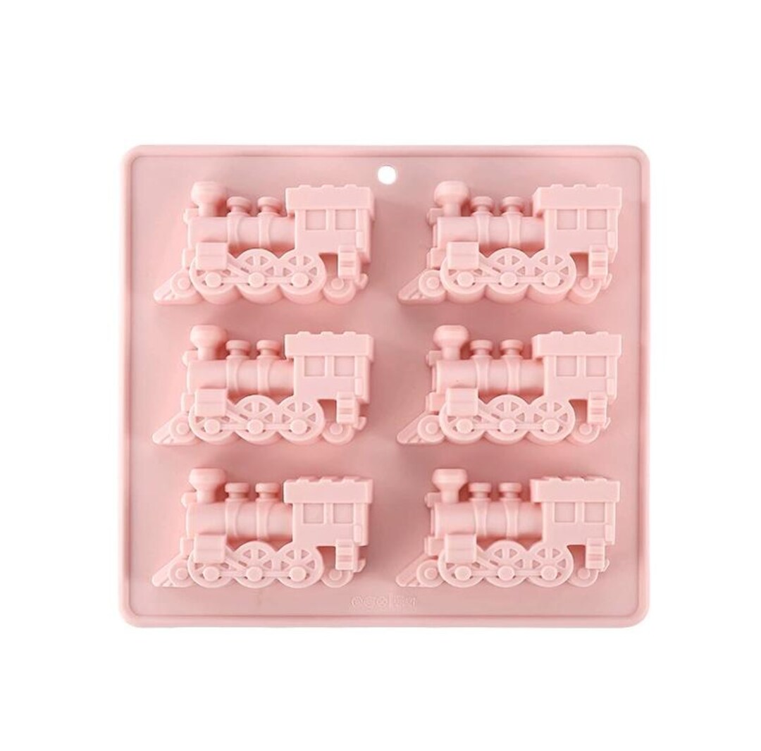 Locomotive Train Car Plane Chocolate Mold Soap Cake Mold Silicone Epoxy ...