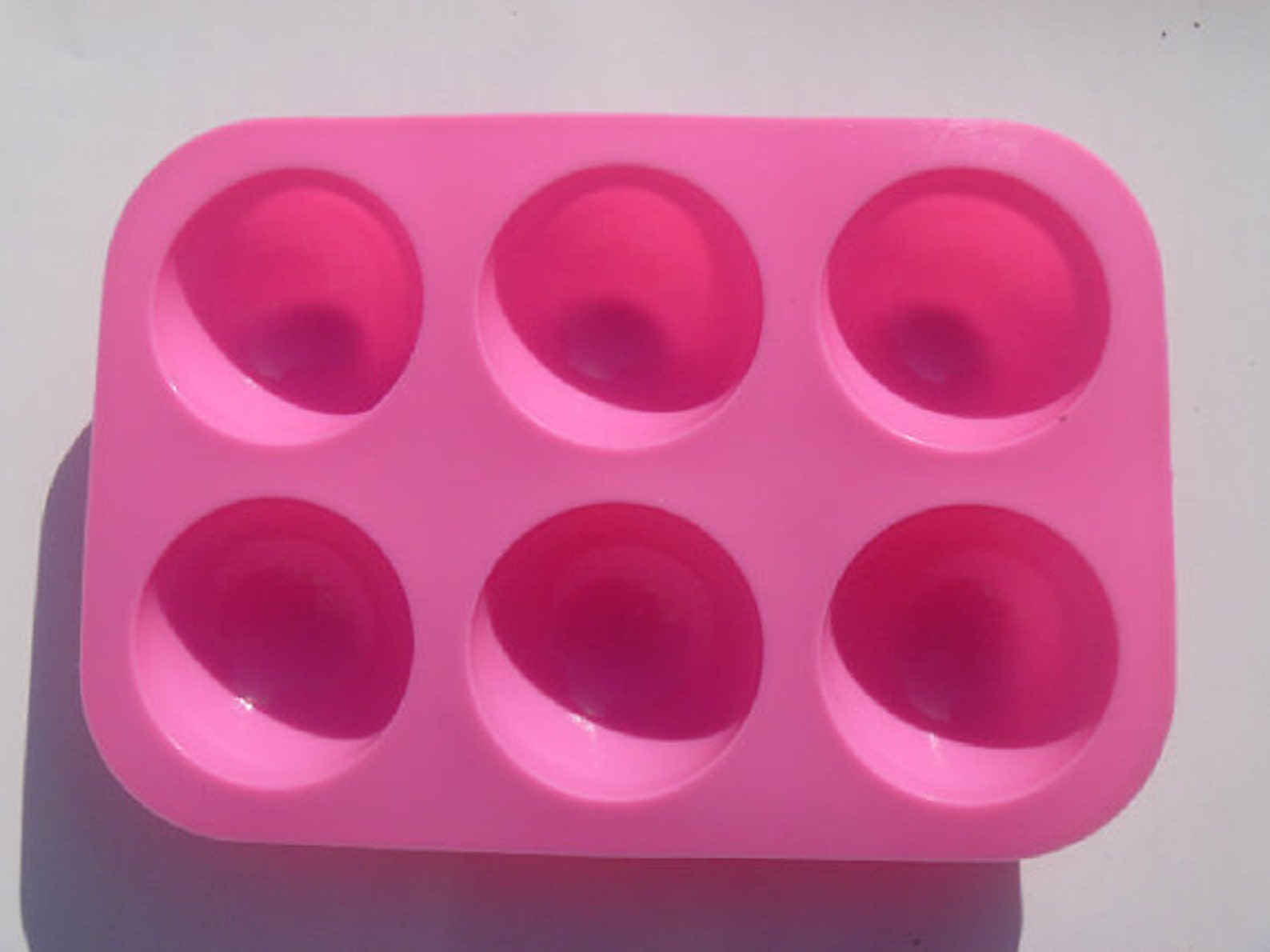 6-small Half Ball Cake Mold Soap Mold Silicone Mold Biscuit - Etsy