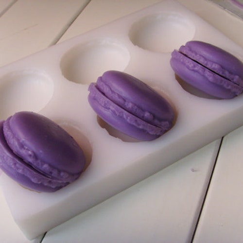6-cavity Half Macaron Soap Mold Silicone Mold Soap Mould - Etsy