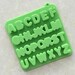 Alphabet Letter Chocolate Mold Soap Cake Mold Silicone Epoxy Mold Ice ...