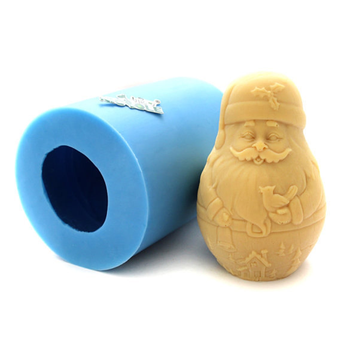 Christmas Santa Claus 3D Soap Mold Silicone Mold Soap Mould Crafts ...