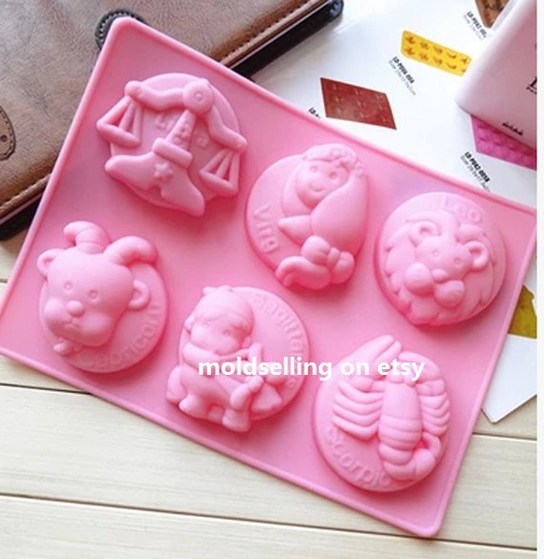 Constellations Zodiac Cake Mold Soap Mold Silicone Mold Soap Mould ...
