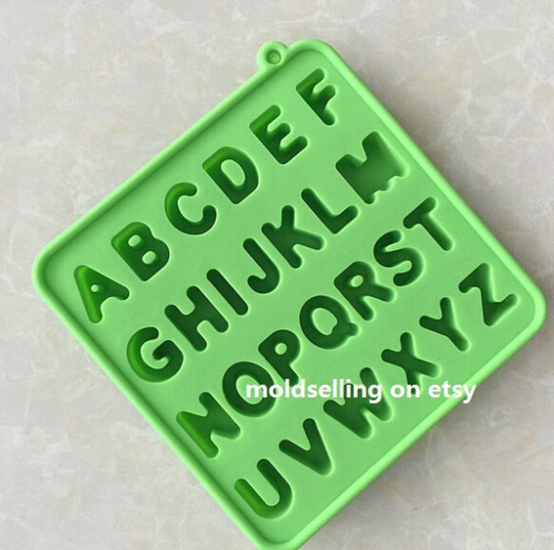 Alphabet Letter Chocolate Mold Soap Cake Mold Silicone Epoxy Mold Ice ...