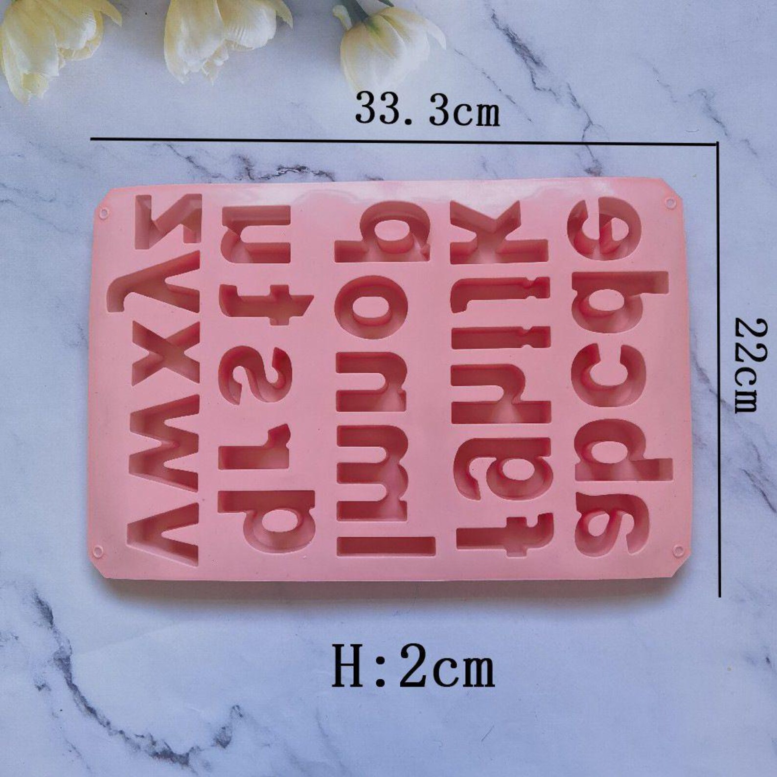 Lowercase Letter Alphabet Cake Mold Soap Mold Silicone Mold Biscuit ...