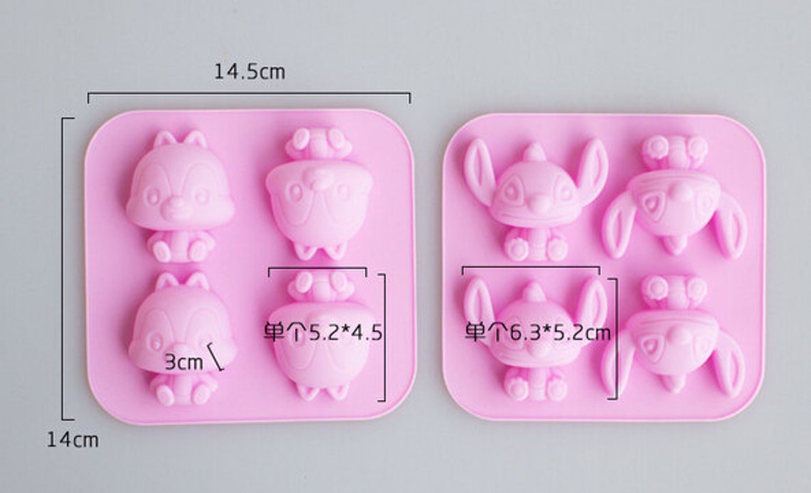 Chipmunks Chocolate Mold Soap Cake Mold Silicone Epoxy Mold - Etsy