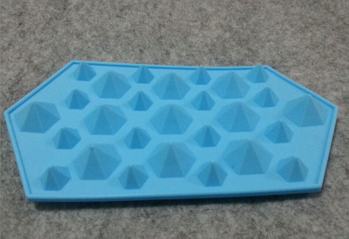 27-diamond Ice Mold Ice Tray Flexible Silicone Mold DIY Mold - Etsy