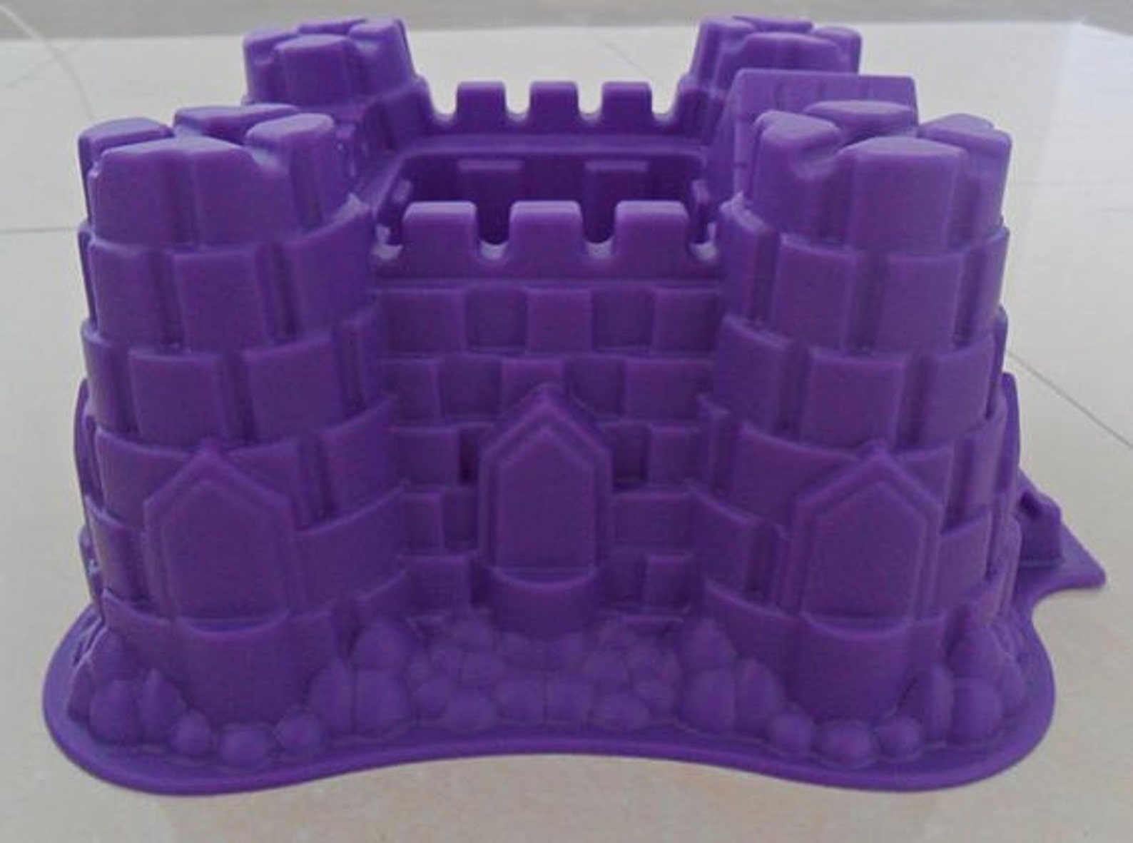 Large Castle Cake Mold Soap Mold Silicone Mold Soap Mould Biscuit Mold ...