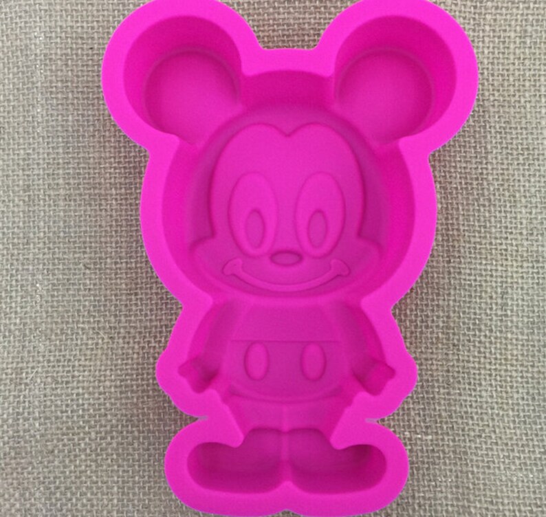 2PCS Mickey Mouse Disney Mold Soap Mold Cake Mold Silicone - Etsy