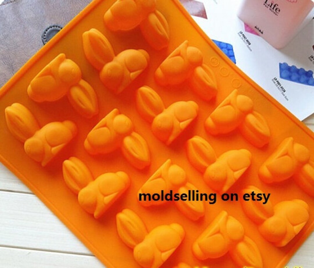 Rabbit Cake Mold Soap Mold Silicone Mold Biscuit Mold Baking Tool ...