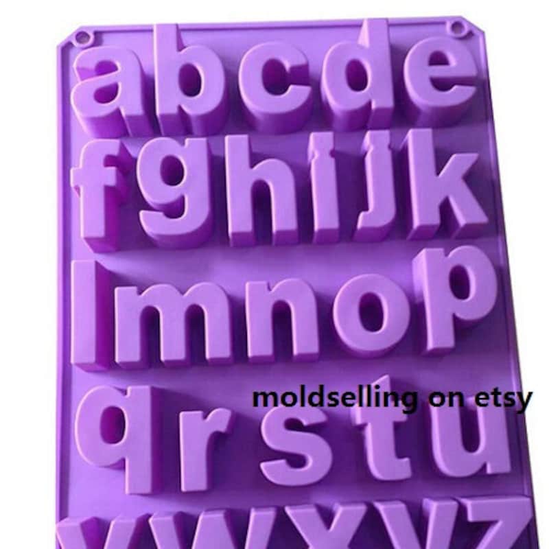 Alphabet Fondant Mold - Etsy